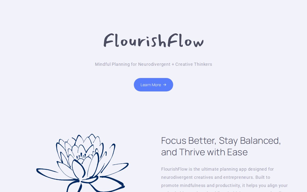 Flourish Flow | Mindful Planning for Neurodivergent + Creative Thinkers
